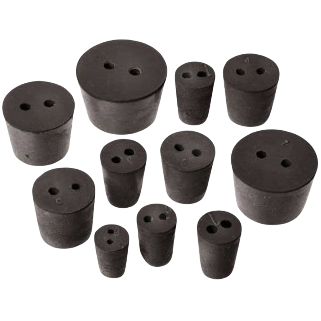 Rubber Stopper, #00, 15mm, 2 hole — Nature's Workshop Plus