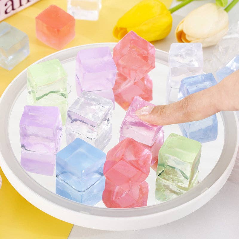 Crystal Ice Cube Squishy Toy — Nature's Workshop Plus