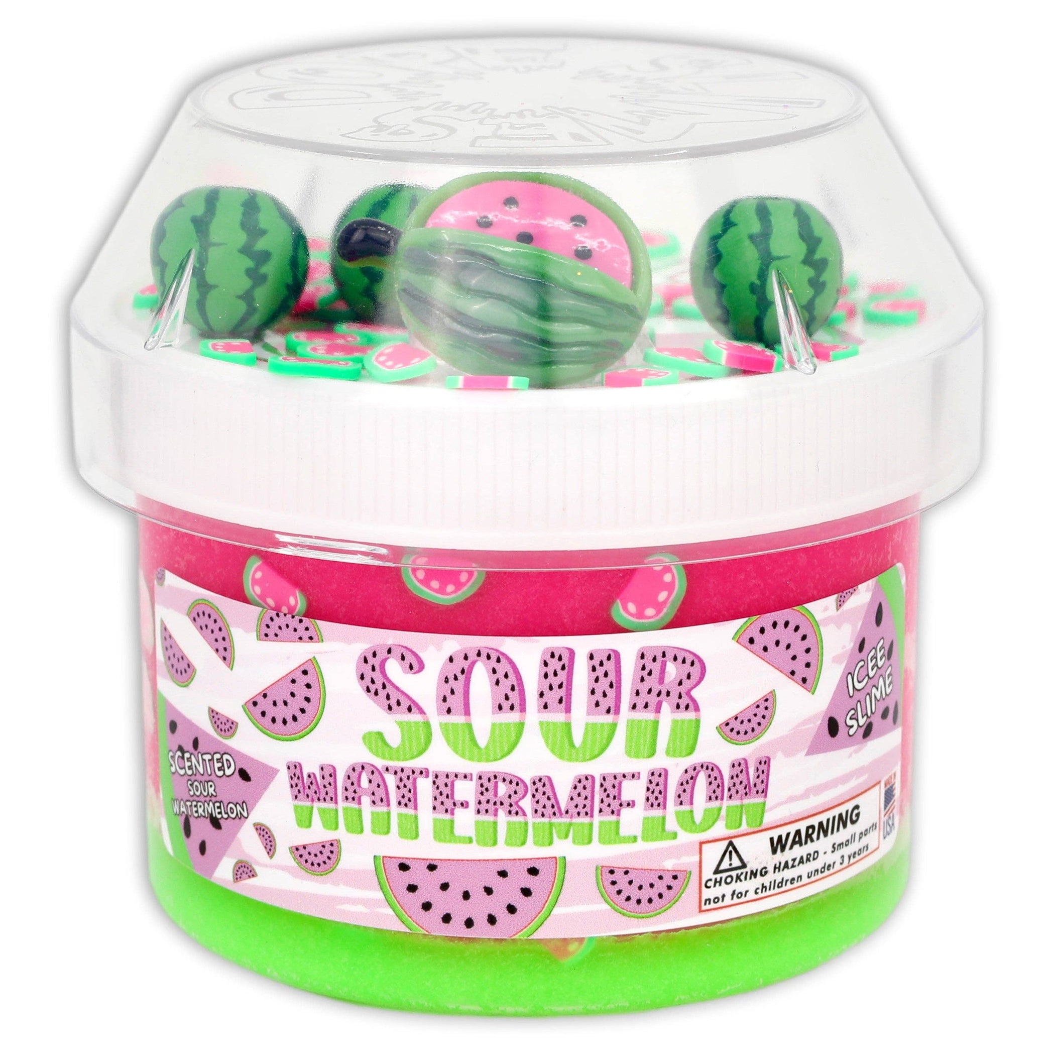 Sour Watermelon - Icee Textured Slime — Nature's Workshop Plus