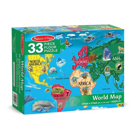 World Map Floor Puzzle — Nature's Workshop Plus