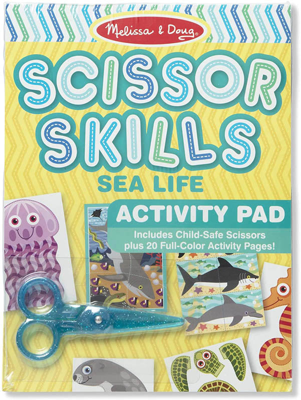Sea Life Scissor Skills Activity Pad — Nature's Workshop Plus