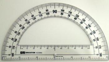 A durable and accurate protractor for geometry and drafting needs ...