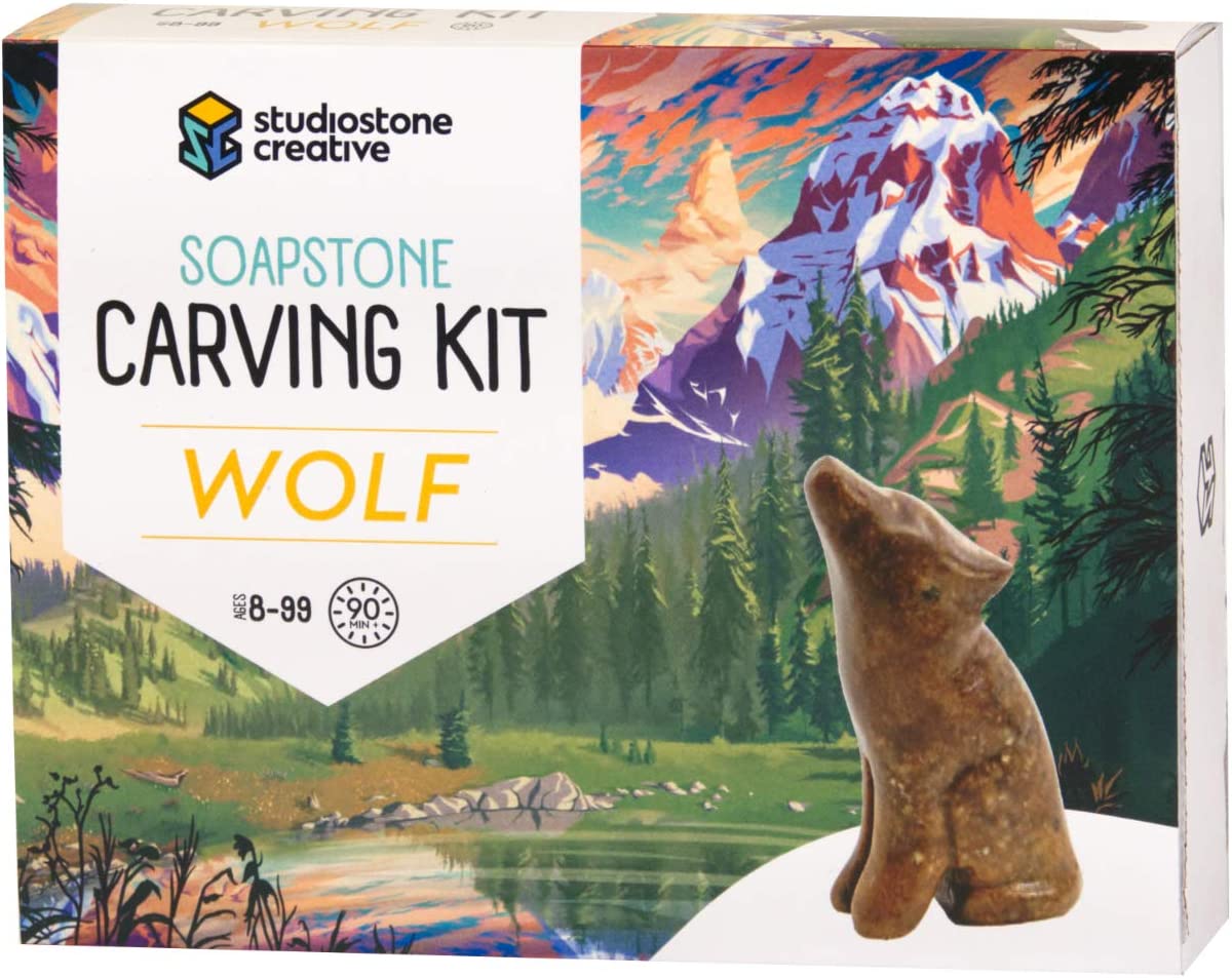 Wolf Carving Kit — Nature's Workshop Plus