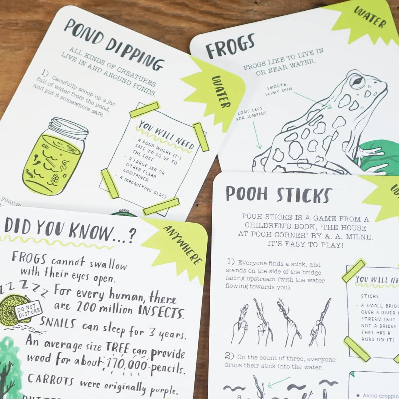Hello Nature Activity Cards: Outdoor Exploration — Nature's Workshop Plus