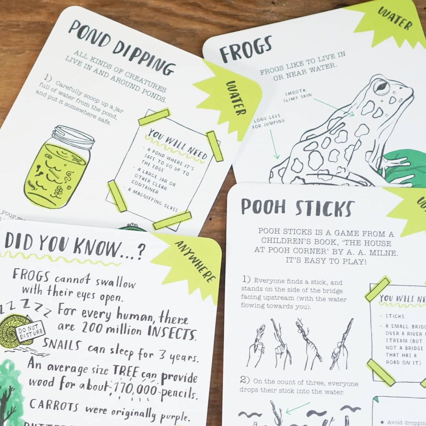 Hello Nature Activity Cards: Outdoor Exploration — Nature's Workshop Plus
