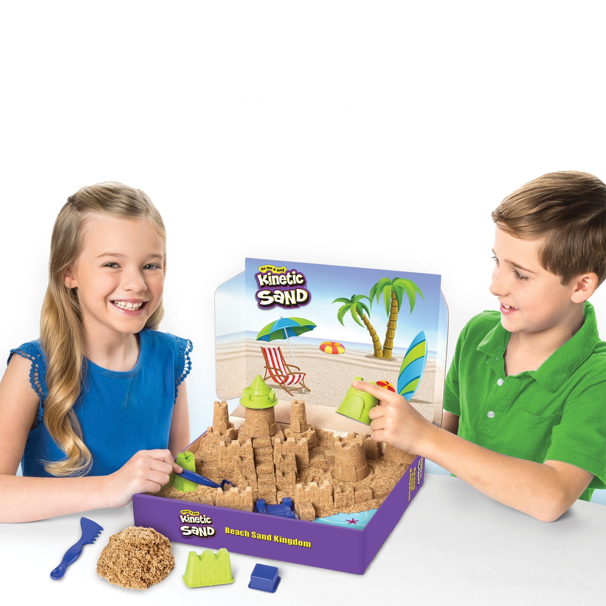 Beach Sand Kingdom Kinetic Sand Kit for Kids — Nature's Workshop Plus